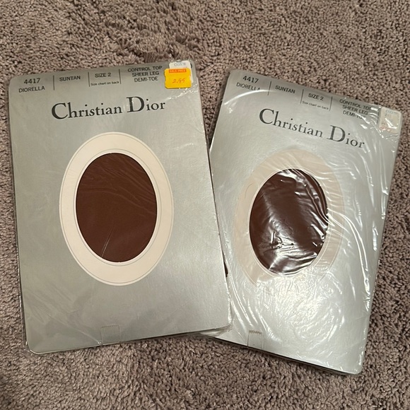 Dior | Intimates & Sleepwear | Christian Dior Diorella Tights Suntan ...